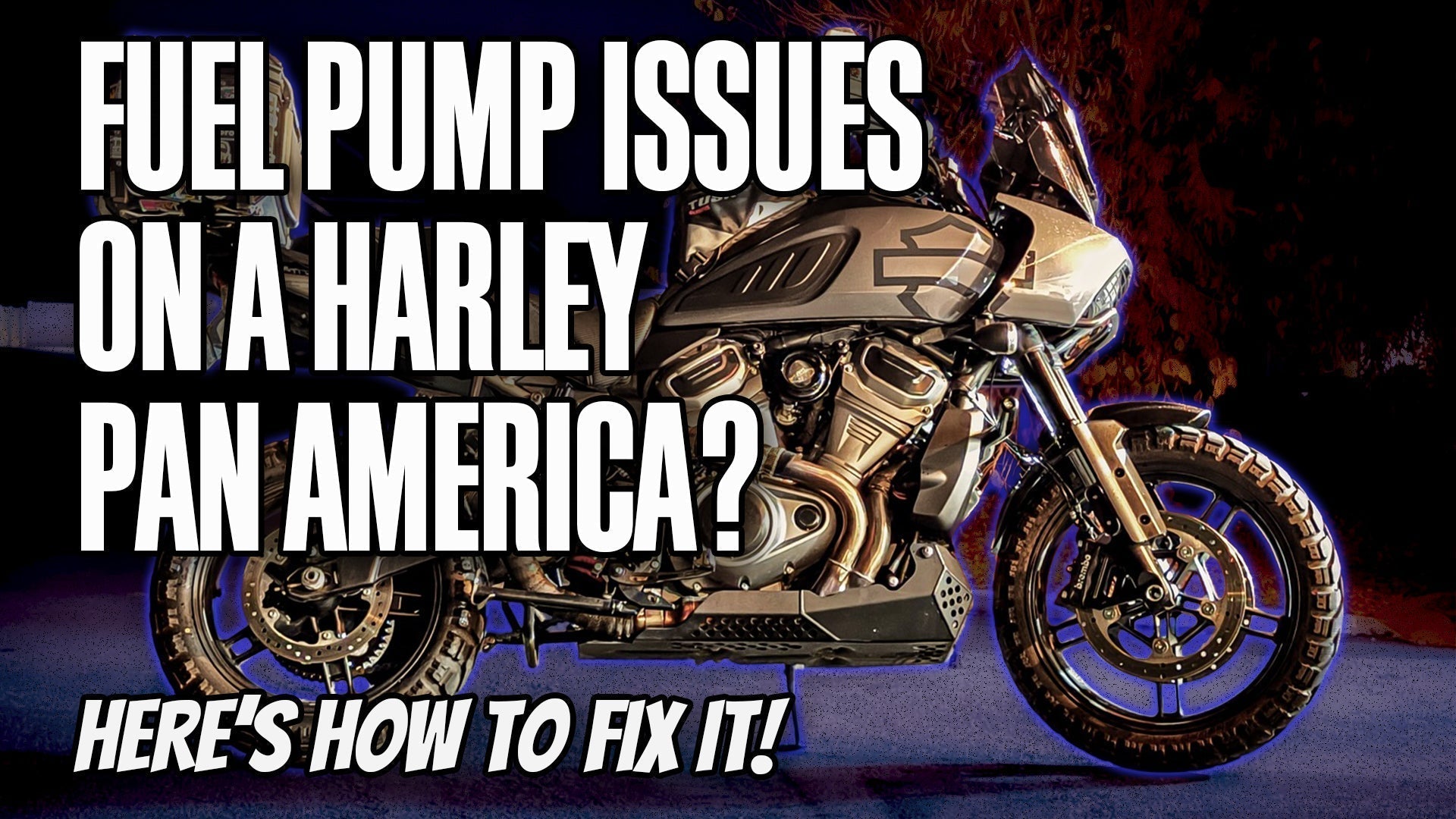 Fuel Pump Issues on a Harley Pan America? Here's how to fix it ...